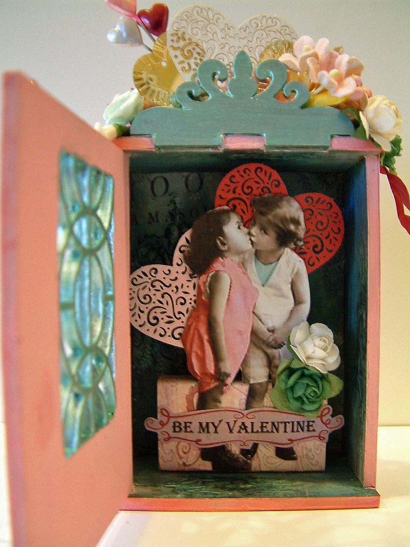 Artfully Musing: Be My Valentine Shrine Designed for Alpha Stamps